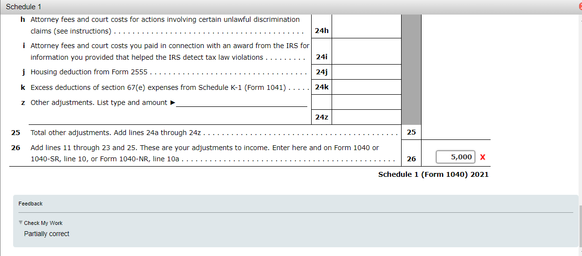 Please help. Prepare: 2021 form 1040 2021 Schedule | Chegg.com