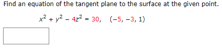 Solved Find an equation of the tangent plane to the surface | Chegg.com