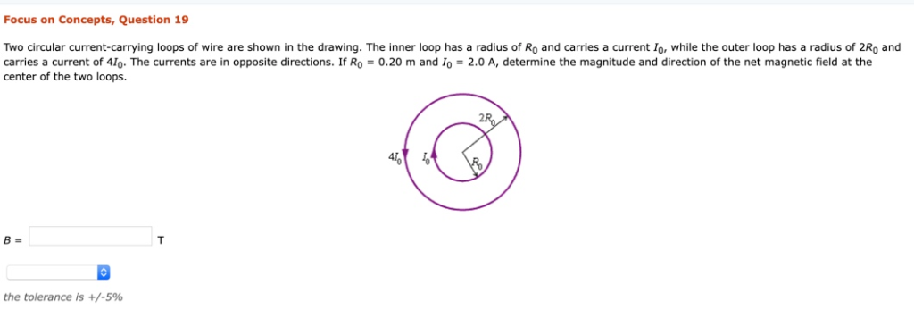 Solved Focus on Concepts, Question 19 Two circular | Chegg.com