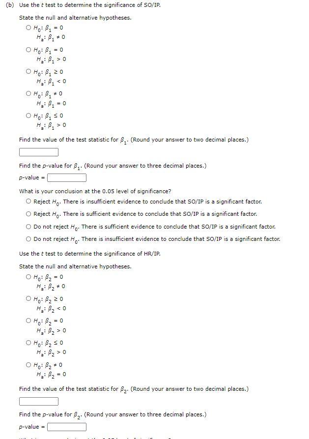 Solved DATAfile: MLBPitching A statistical program is | Chegg.com
