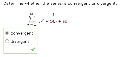 Solved Determine whether the series is convergent or | Chegg.com