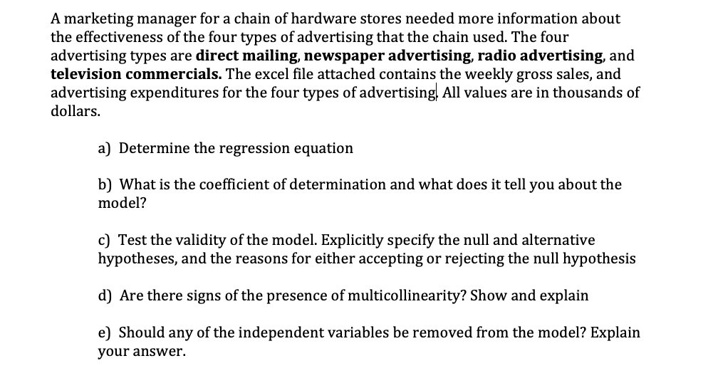 Solved You do not need to explain your answers for part a or | Chegg.com