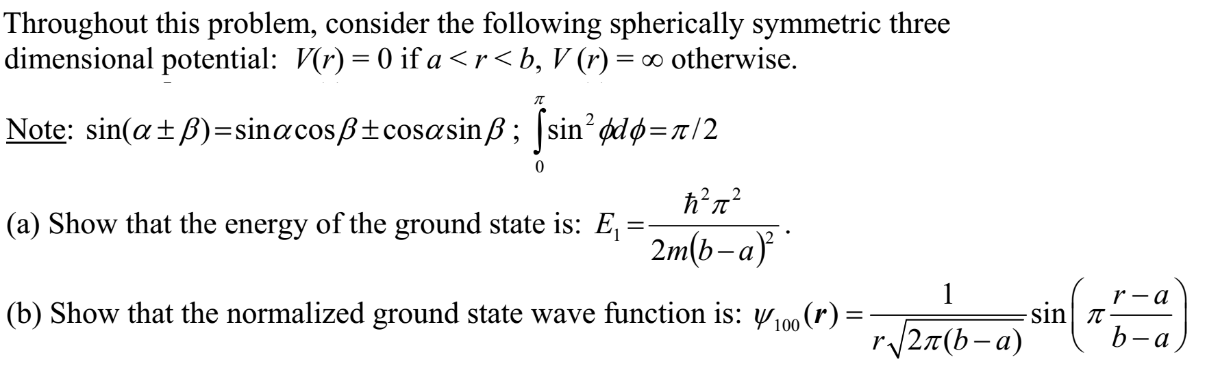 Solved Throughout this problem, consider the following | Chegg.com
