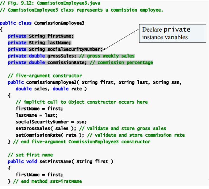 // return first name public String getFirstName { | Chegg.com
