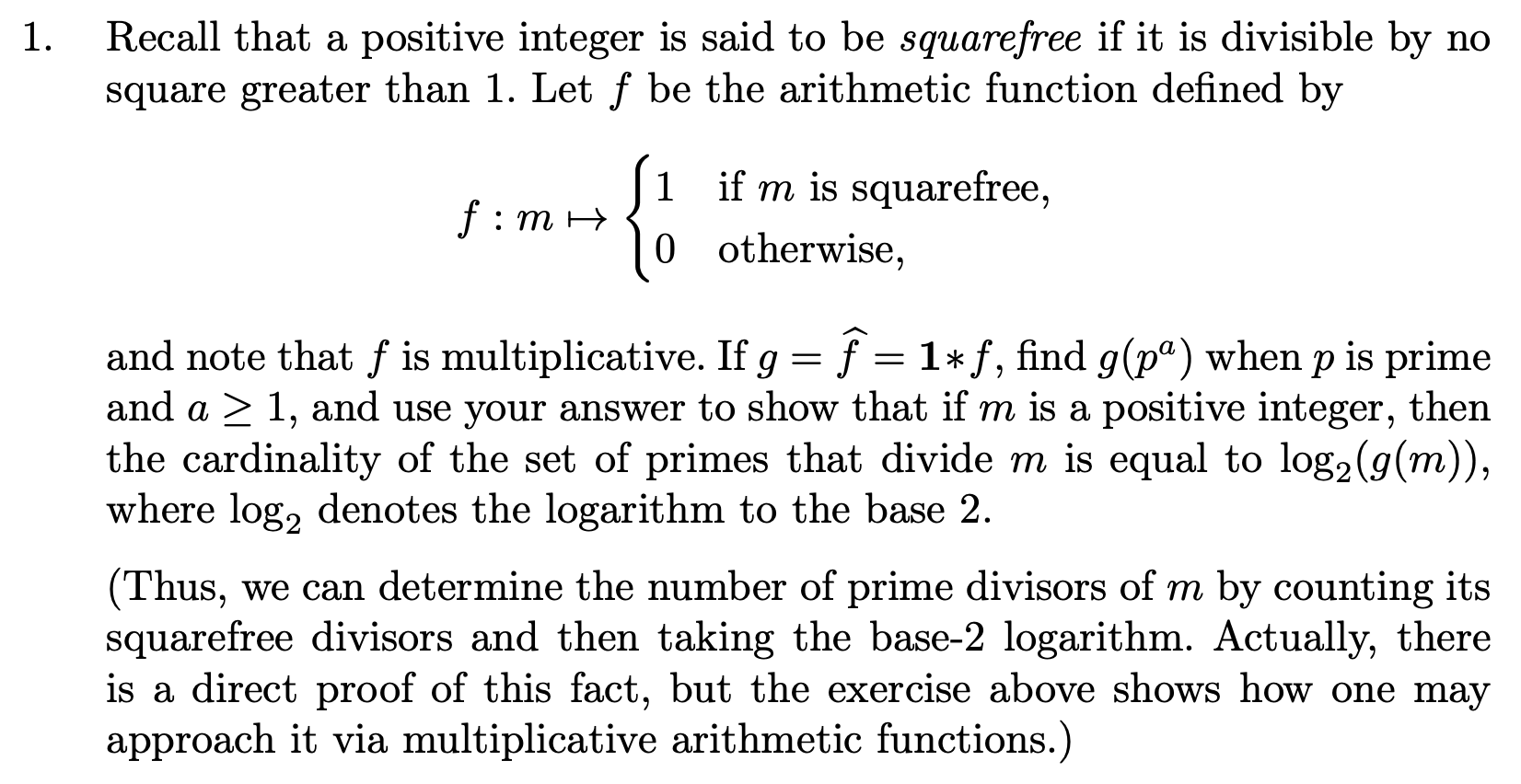Solved Recall that a positive integer is said to be | Chegg.com