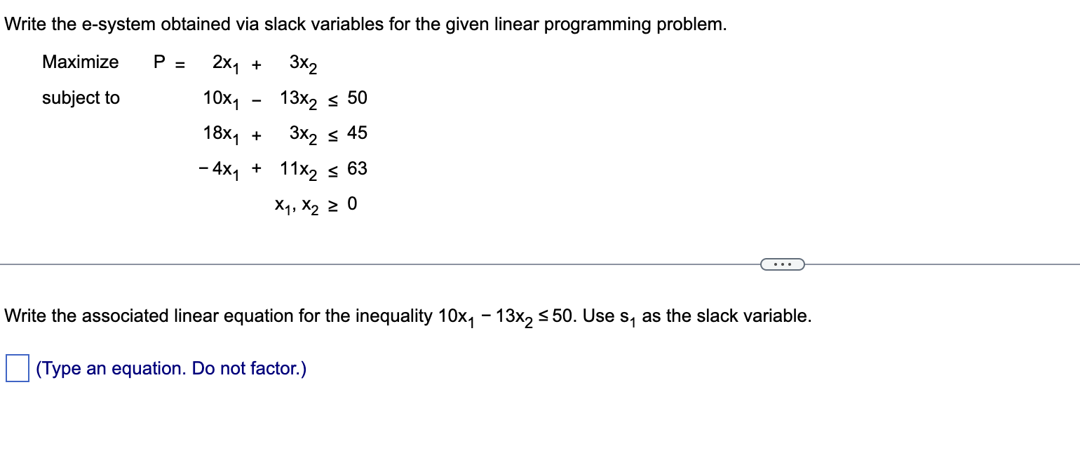 Solved Solve The Given Linear Programming Problem Using The 3716