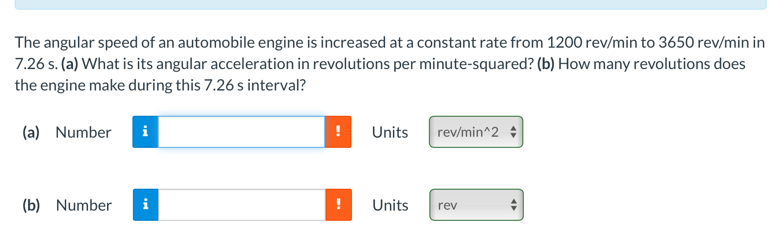 Solved The angular speed of an automobile engine is | Chegg.com