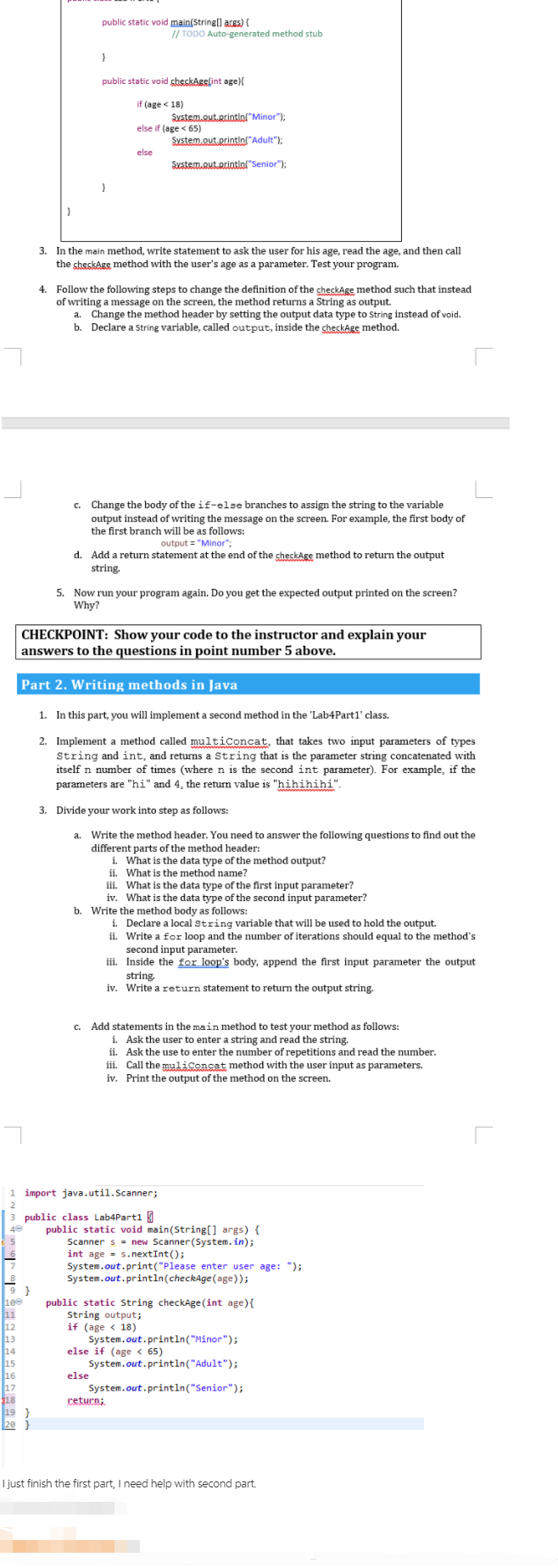 Solved The part B have to connect it with part 2 and done in | Chegg.com