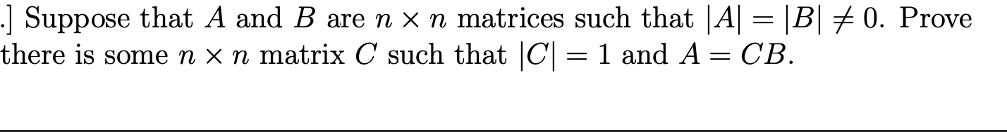 Solved = .) Suppose that A and B are nxn matrices such that | Chegg.com