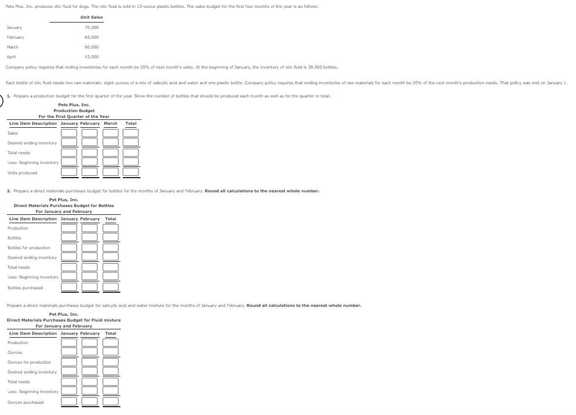 Solved \begin{tabular}{lc} & Unit Sales \\ \cline { 2 - 2 } | Chegg.com
