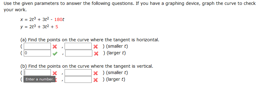 Solved Use the given parameters to answer the following | Chegg.com
