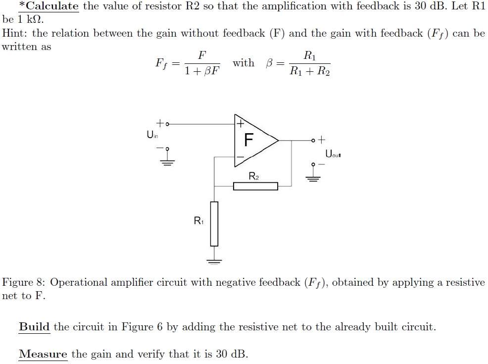 Solved A) Find the feedback factor B) Use the value | Chegg.com