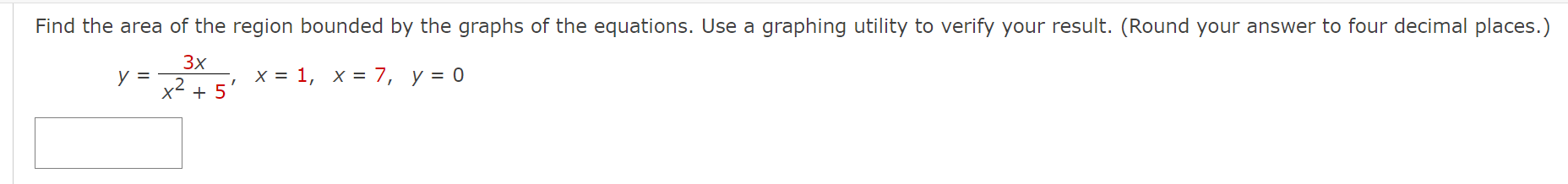 Solved Find The Area Of The Region Bounded By The Graphs Of