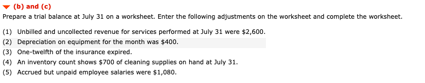 Solved Problem 4-05A a-g (Part Level Submission) (Video) | Chegg.com