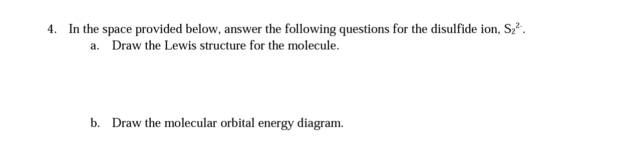 Solved In the space provided below, answer the following | Chegg.com