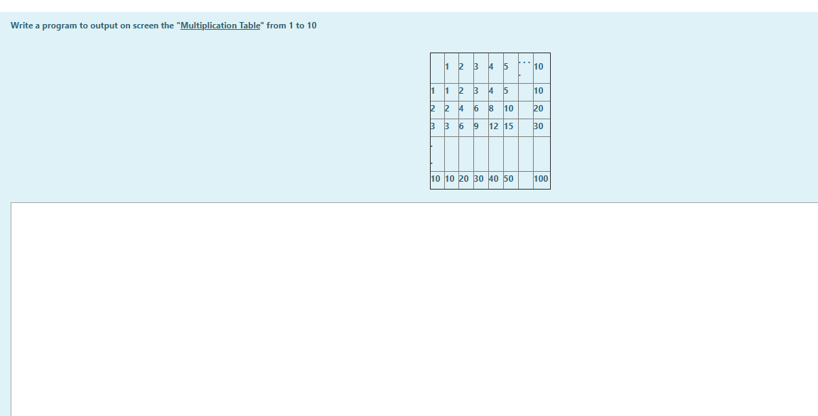 Solved Write a program to output on screen the | Chegg.com