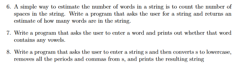 Solved NEED SIMPLE PYTHON CODES FOR THE FOLLOWING | Chegg.com