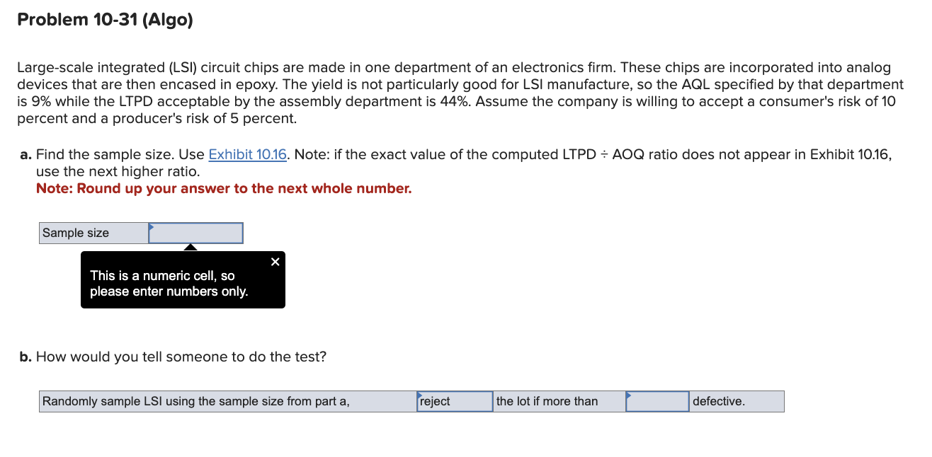 Large-scale integrated (LSI) circuit chips are made | Chegg.com