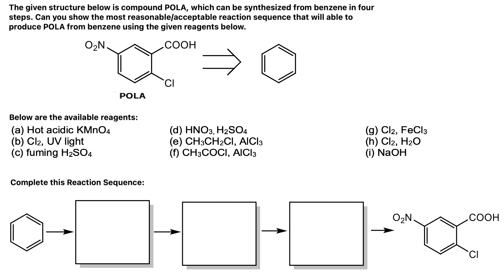 Solved The given structure below is compound POLA, which can | Chegg.com
