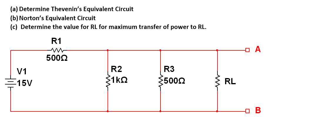 Solved (a) Determine Thevenin's Equivalent Circuit (b) | Chegg.com