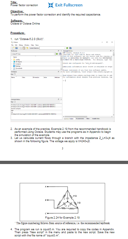 Solved To perform the power factor correction and identify | Chegg.com