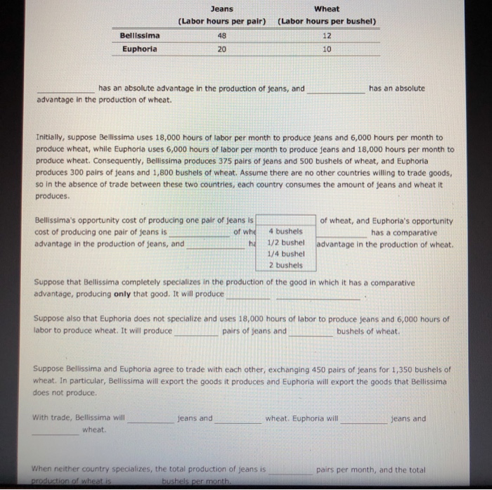 Solved 2. Absolute and comparative advantage Aa Aa Consider | Chegg.com