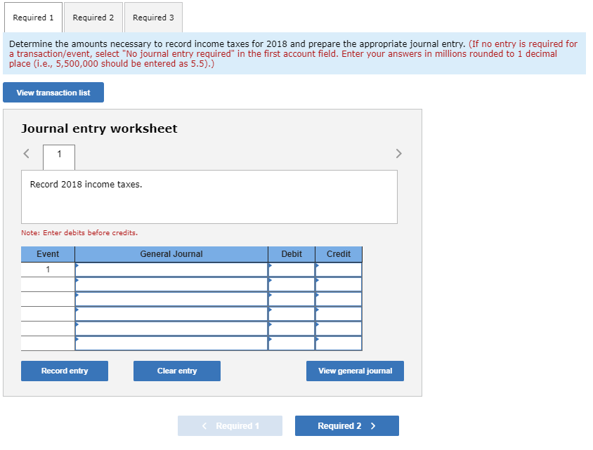 Solved Required 1 Required 2 Required 3 Determine the | Chegg.com