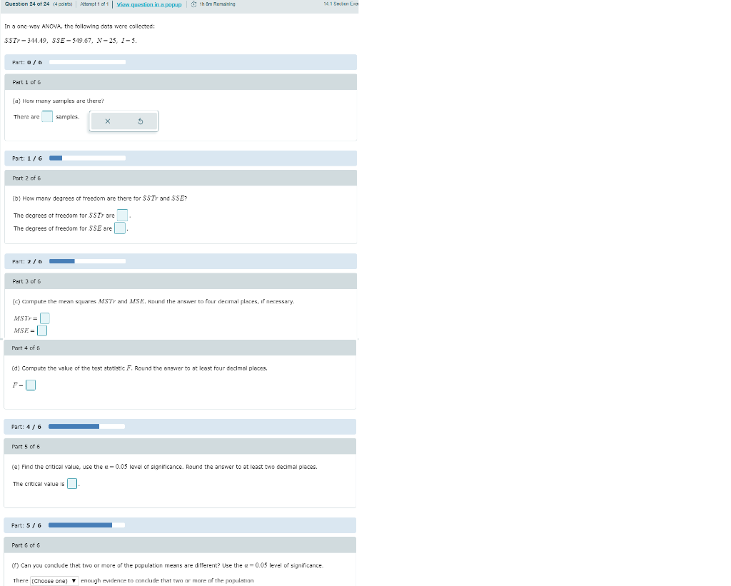 Solved Question 24 of 24 (4 Alomet 1 of 1 Viw question in a | Chegg.com