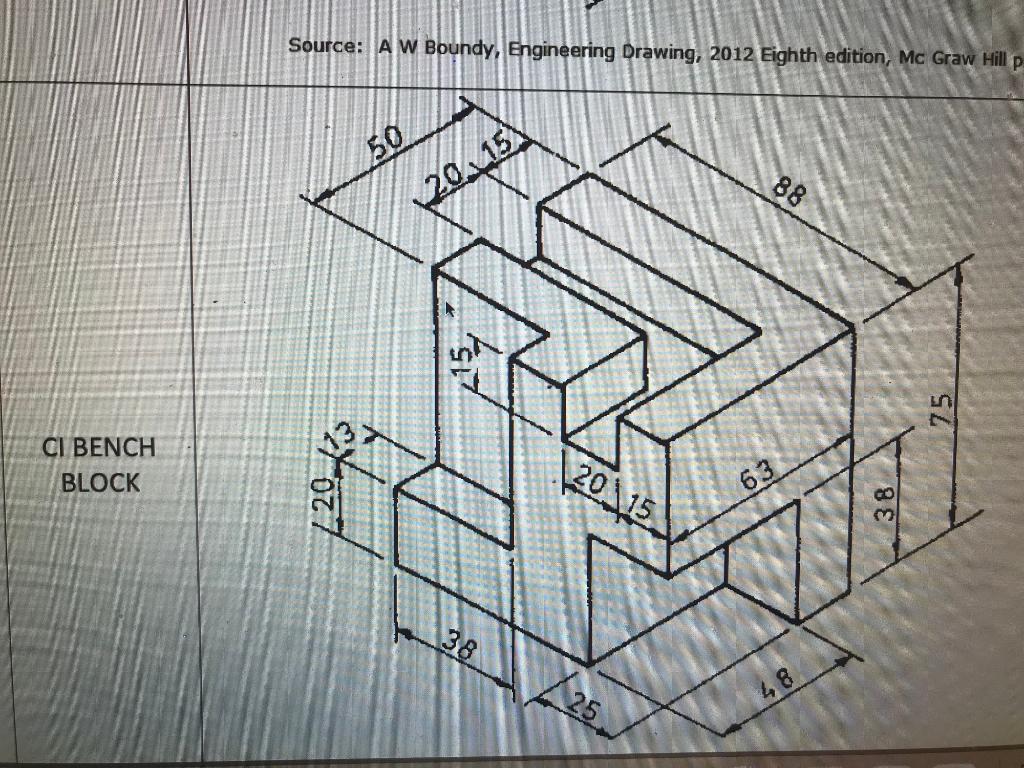 Solved Hi there, Please provide me a 3D image of a)top view | Chegg.com