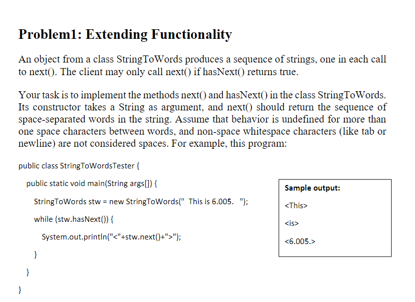 Solved Problem1 Extending Functionality An Object From A 2643