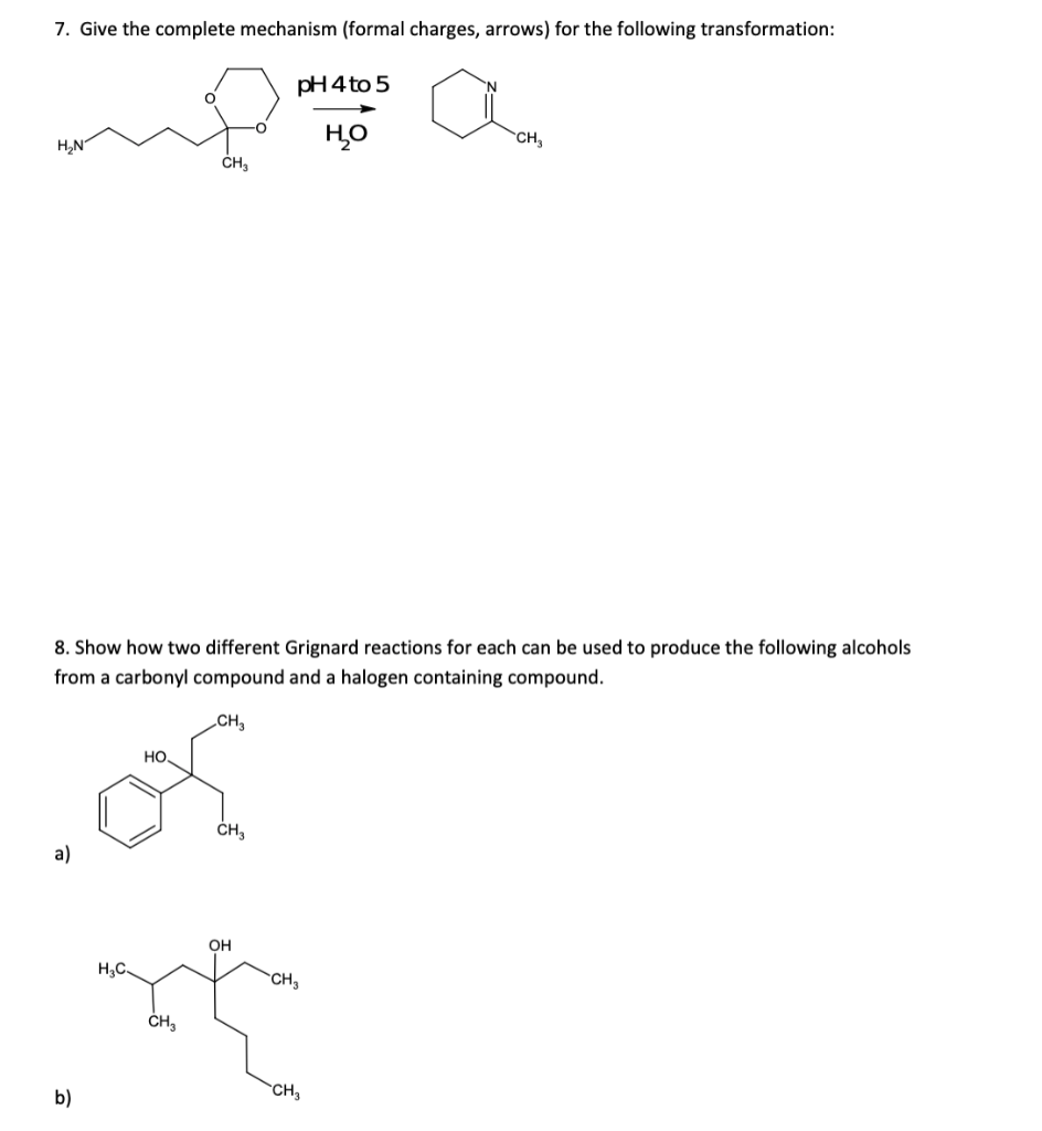 Solved 1. Provide a name for the following compounds: HC CH, | Chegg.com