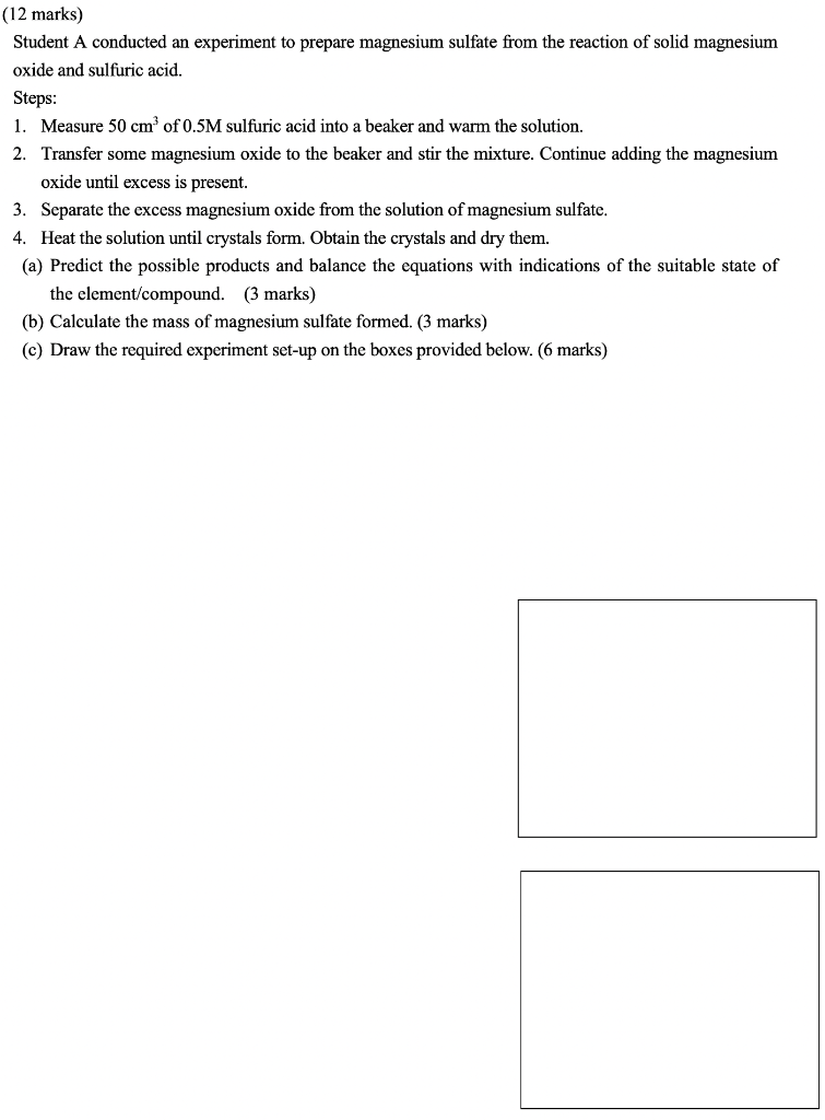 Solved Please write the letters, words and numbers clearly. | Chegg.com