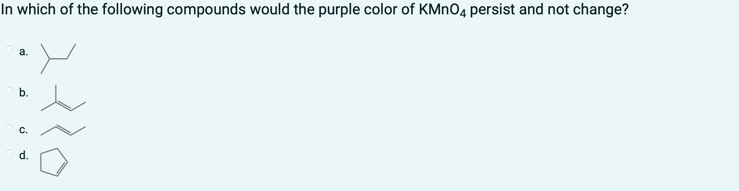 Solved Which of the following compounds would react with | Chegg.com