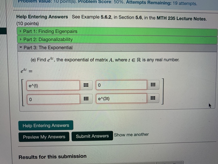 Solved Problem Value Point Problem Score 50 Attempts 7412