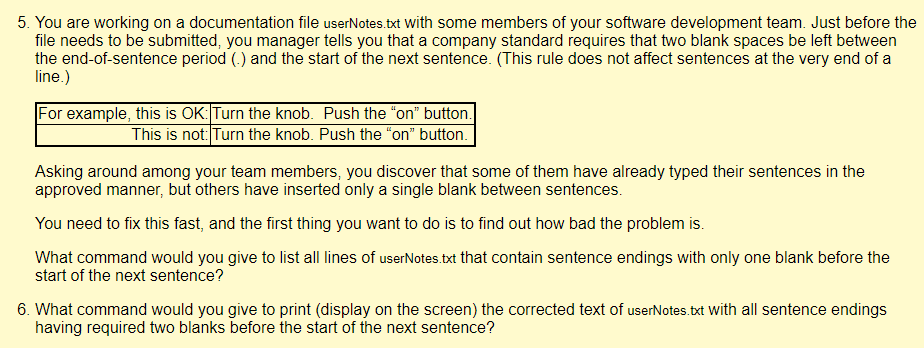 Solved Question 5 Needs To Be Solved With Grep With An Ssh 7104