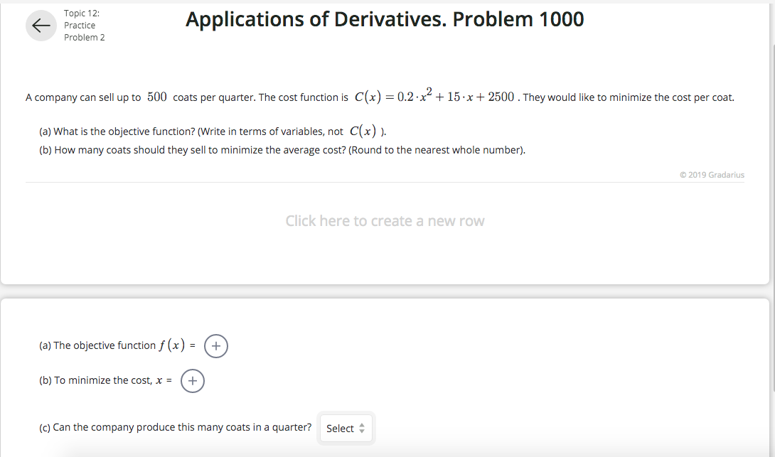 Solved E Topic 12: Practice Problem 2 Applications of | Chegg.com