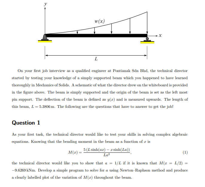 Solved On your first job interview as a qualified engineer | Chegg.com