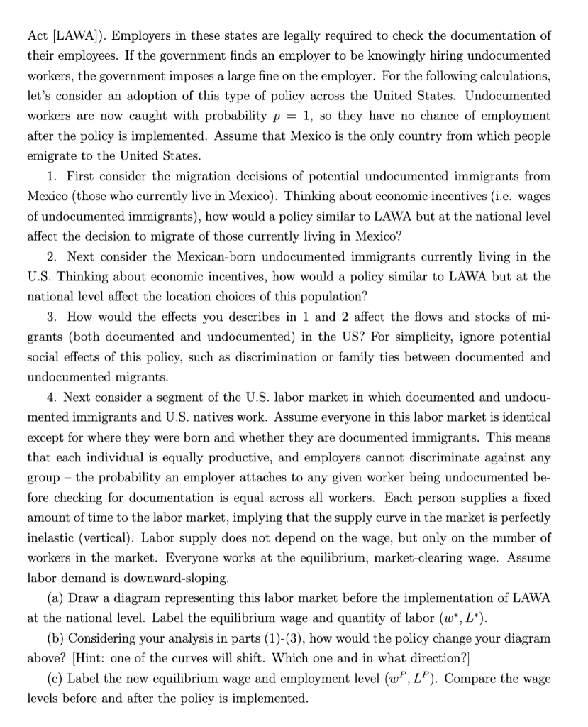 Solved 3 Migration The following question examines the | Chegg.com