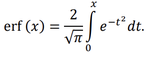 Solved The error function, erf(x), is defined by:a.) Let u = | Chegg.com