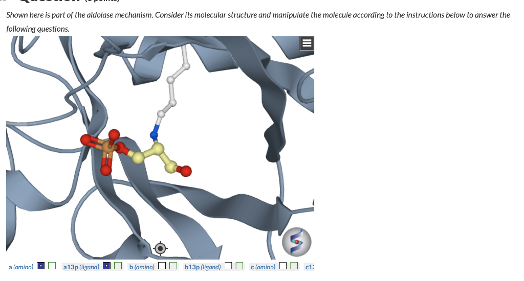 Shown here is part of the aldolase mechanism. | Chegg.com