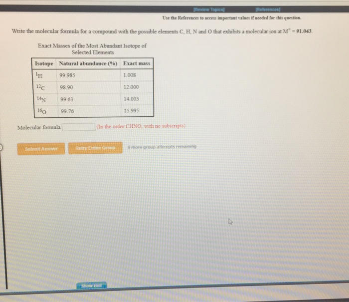 Solved Use the References to access important values if | Chegg.com