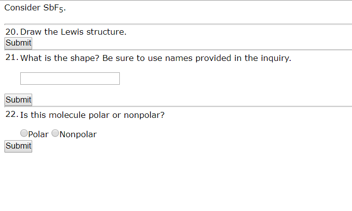 Sbf5 Lewis Dot Structure