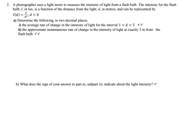 Solved A photographer uses a light meter to measure the | Chegg.com