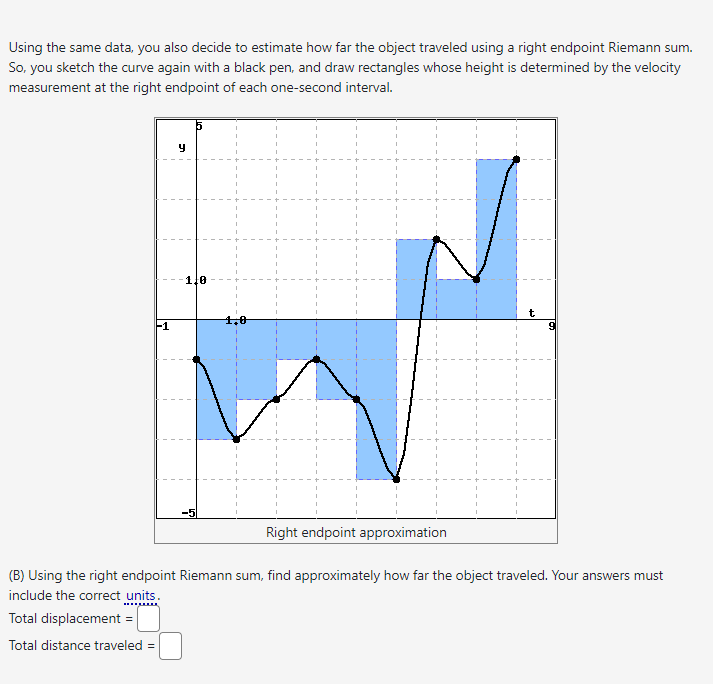 Solved You decide to use a left endpoint Riemann sum to | Chegg.com