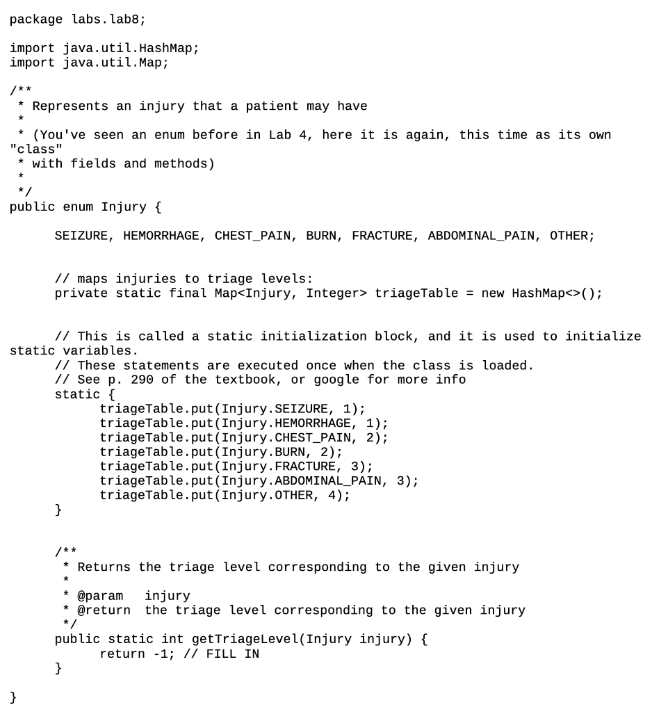 Solved In a hospital emergency room, patients are treated in | Chegg.com