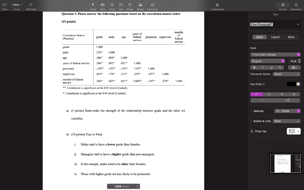 Solved D 125% View Zoom Add Page Callabarate Insert Table | Chegg.com