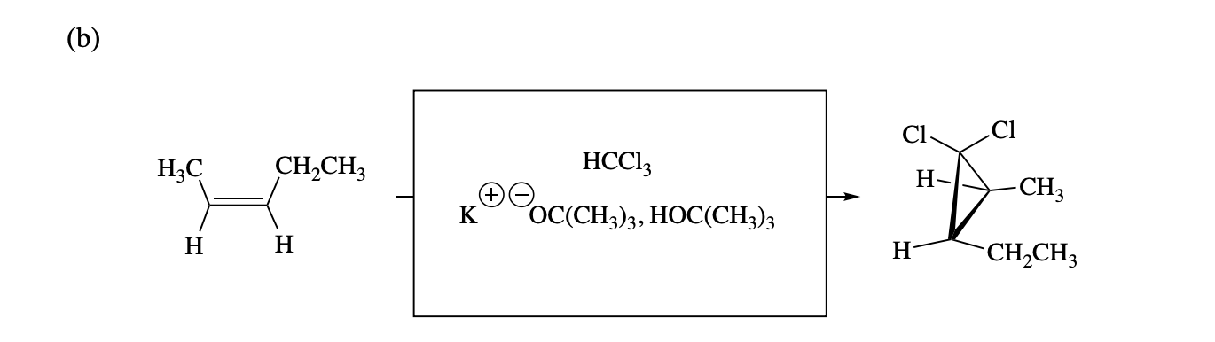 Solved E-2-methoxy-2-pentene Zn(Cu) CH2I2 structure and name | Chegg.com