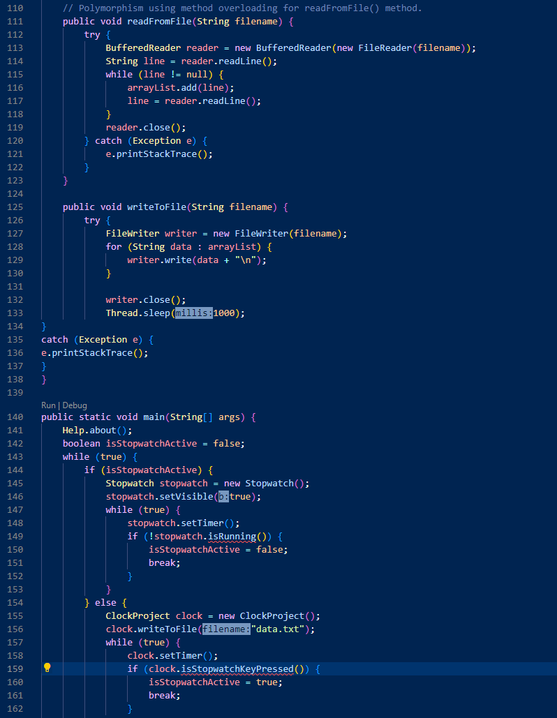 Can you help me fix my code? Why doesn't the Clock | Chegg.com