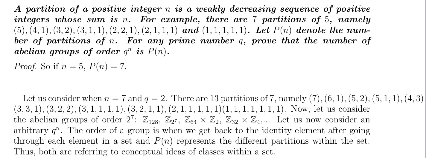 Solved A partition of a positive integer n is a weakly | Chegg.com