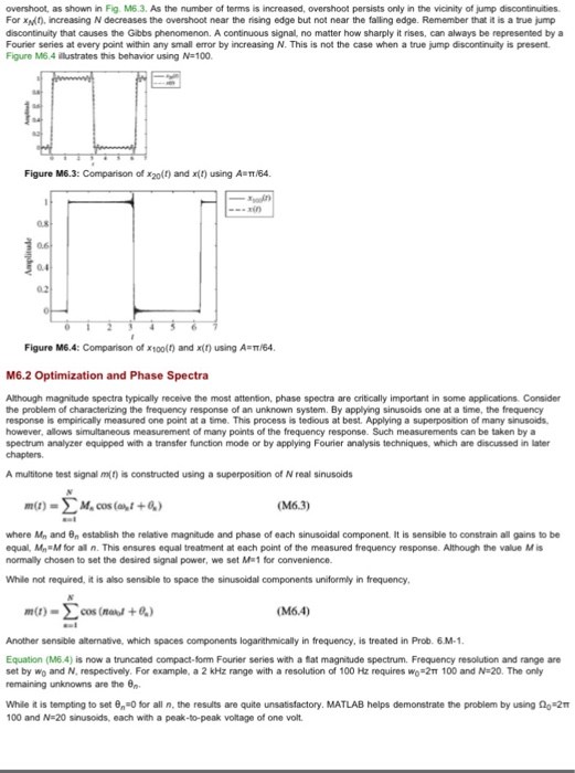 Part I Read "Matlab Session 6: M6.1 Periodic | Chegg.com